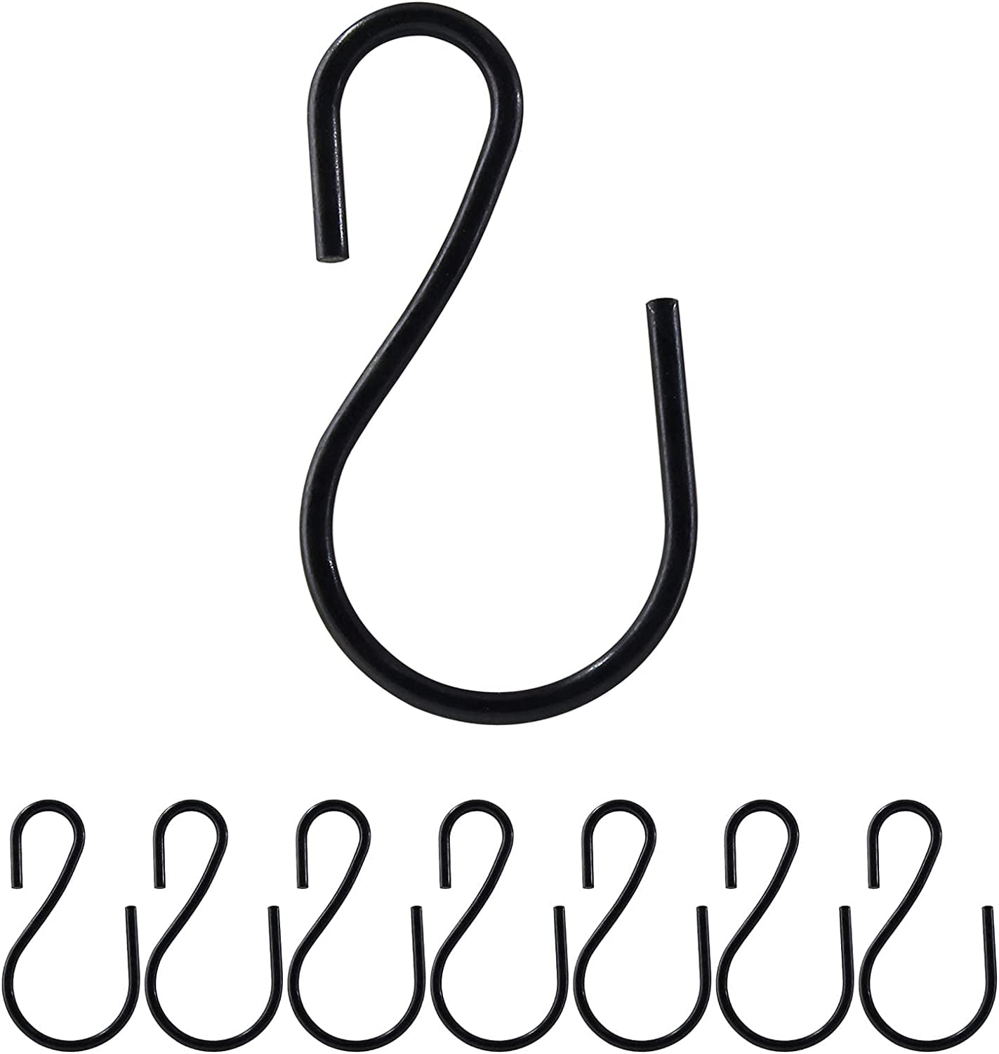 40Pack Iron Mini S Hooks Hanger 1”x 0.6” S Shaped Hooks, Hangers ...