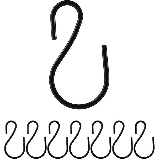 40Pack Iron Mini S Hooks Hanger 1”x 0.6” S Shaped Hooks, Hangers ...