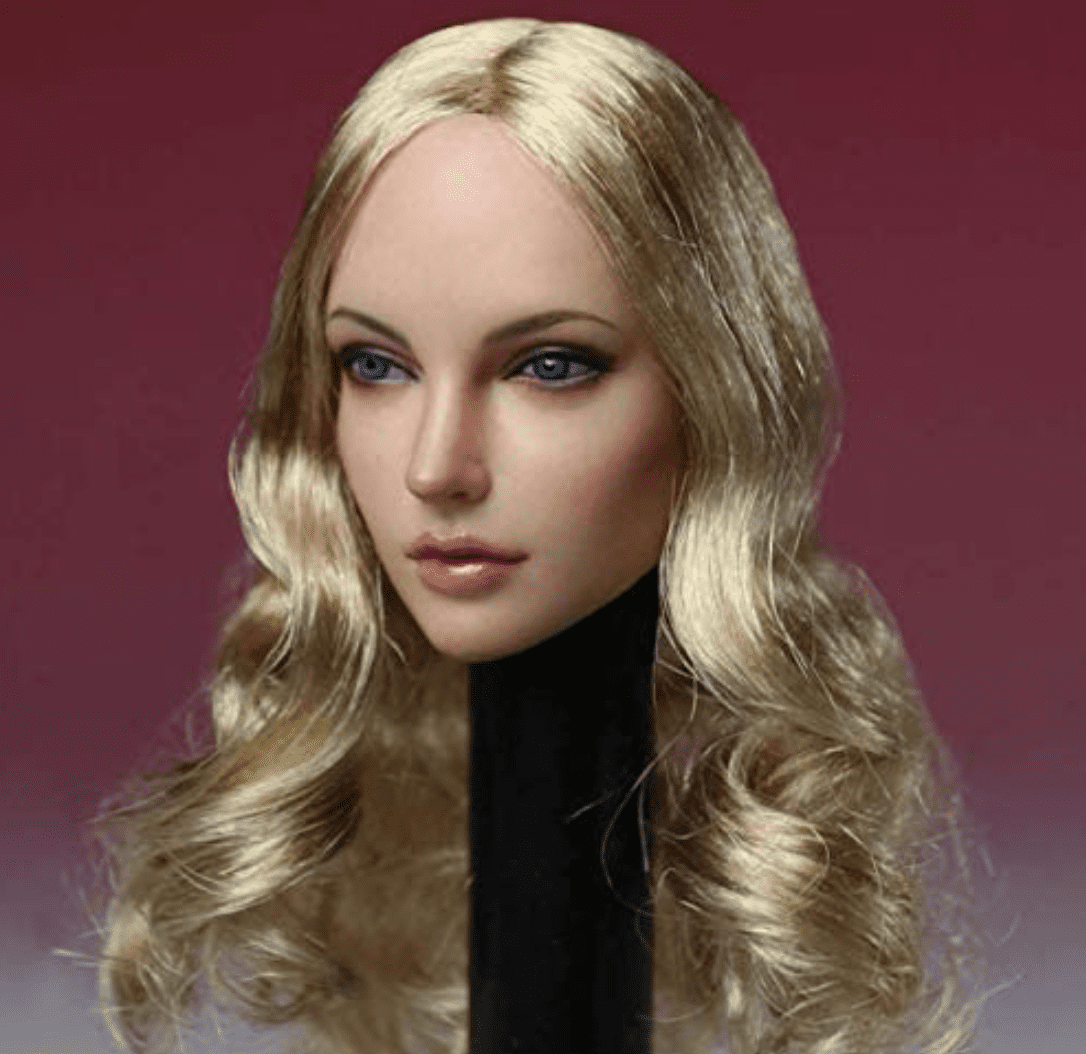 Head Carving 1/6 Scale European American Girl Head Model Fit Ph P ...