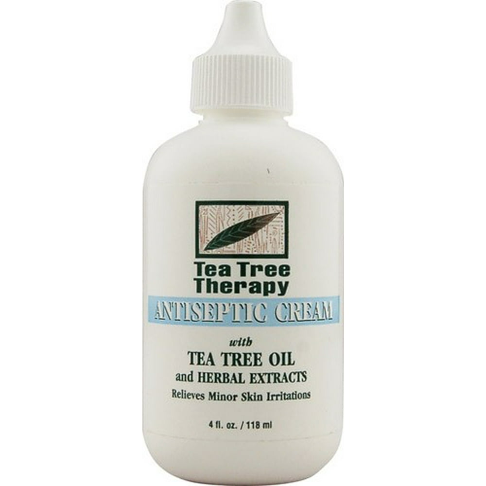 Tea Tree Therapy Antiseptic Cream 4 fl oz - Walmart.com - Walmart.com