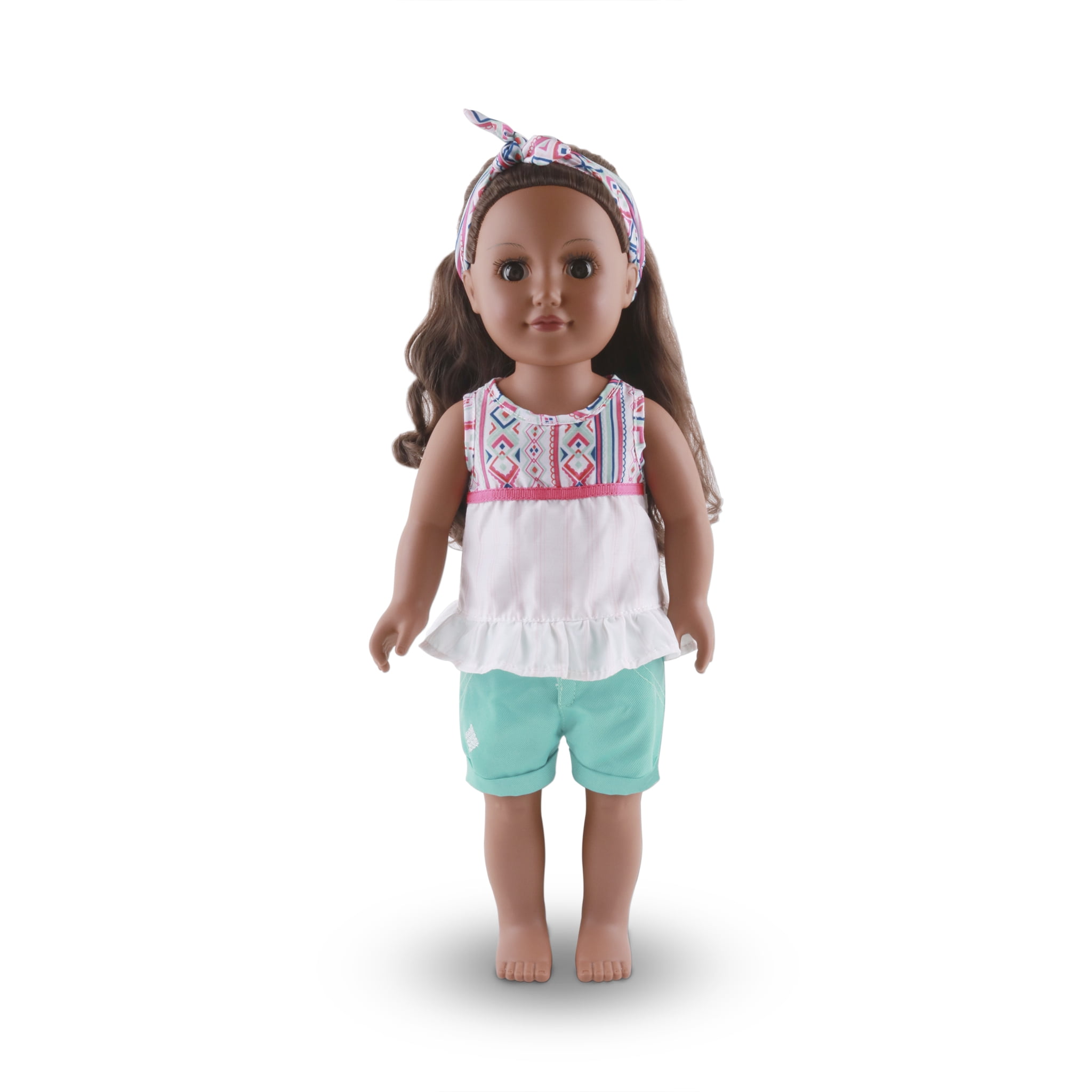 My Life As Pink & White Stripe Top Outfit for 18" Dolls, 3 Pieces ...