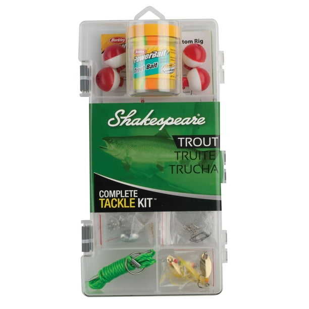 Shakespeare Complete Trout Tackle Box Kit - Walmart.com