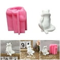 3D Statue Silicone Molds for Making Soap Chocolate Fondant Candy Baking ...