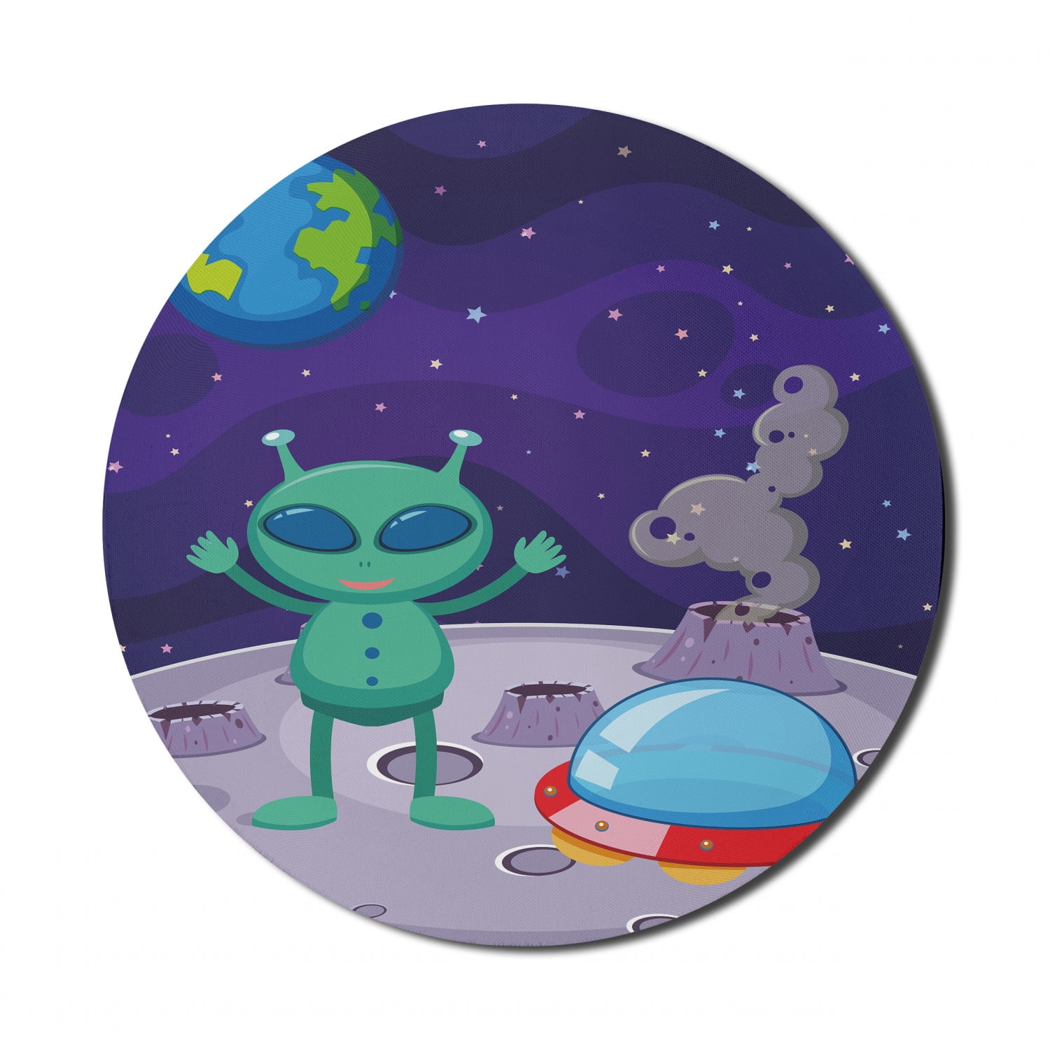 Cartoon Aliens In Space