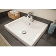 EAGO BA134 21" Rectangular Porcelain Bathroom Vessel Sink with Single ...
