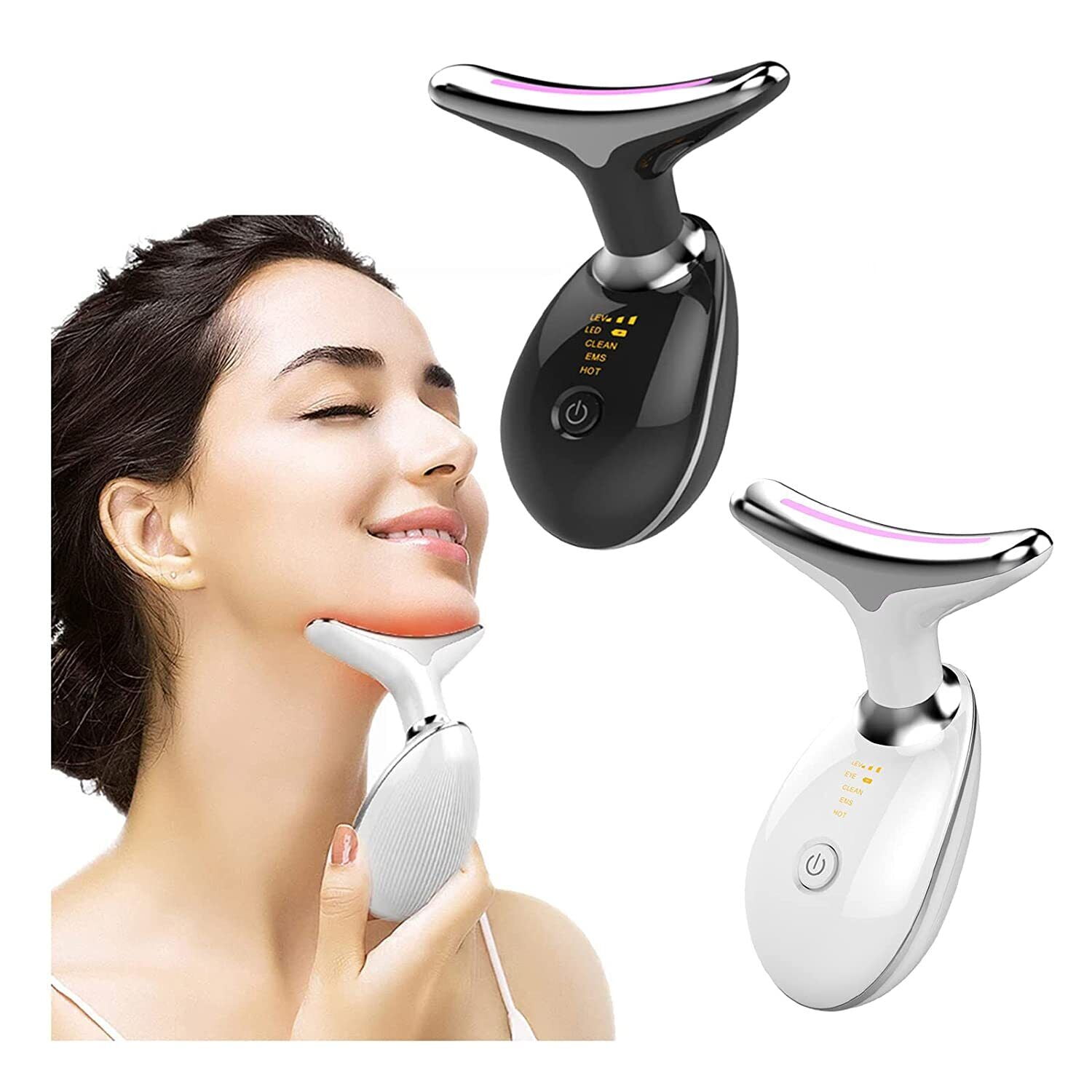 Micro-Glow Portable Handset,Neck Face Firming Wrinkle Removal Tool ...