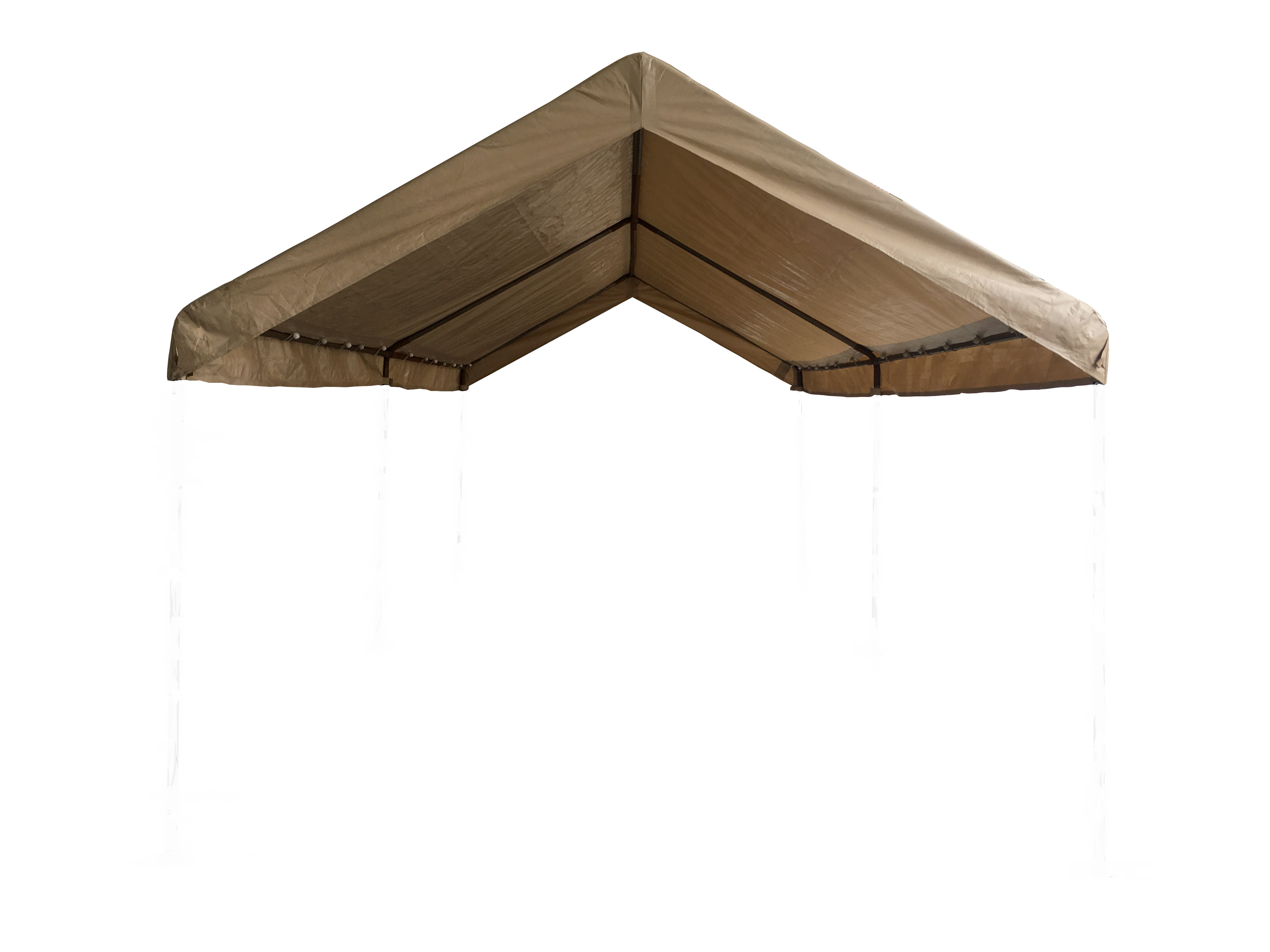 Carport Canopy Cover 10 X 20 Replacement Cover Tarp Ball Bungees
