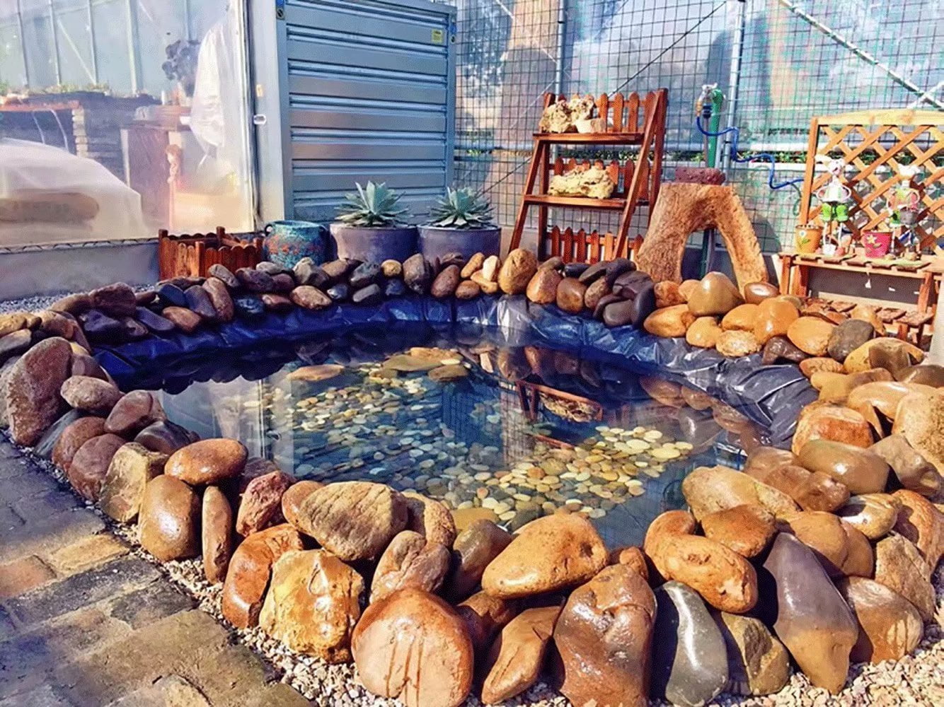 Agfrabic 14 Mil 3x25FT Skins Liner for Pond, Waterfall and Water ...