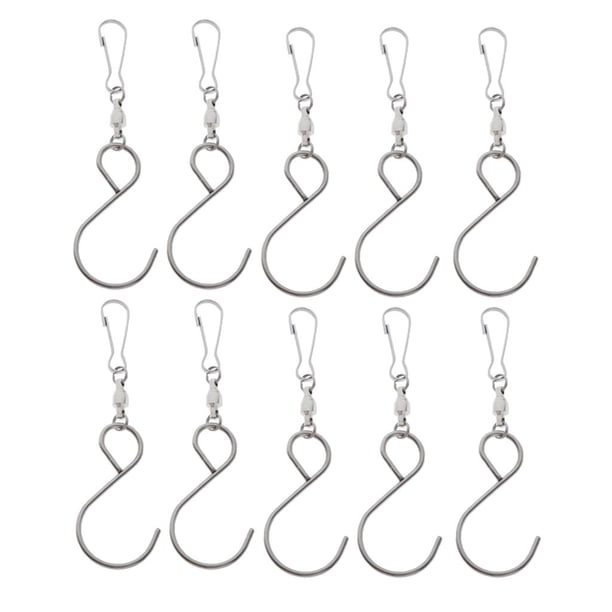 Almencla 10 Pieces Rotate Swivel Hooks Clips 87mm Garden Crystal ...