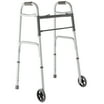 Medline Deluxe Two-Button Folding Walker - Walmart.com