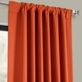 Half Price Drapes Red Rock Rust Room Darkening Curtains for Bedroom (1 ...