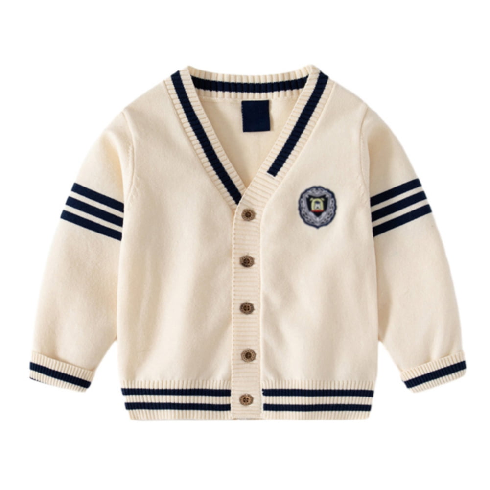 GYRATEDREAM Unisex Cardigans Sweater Boy' Girls' V-Neck School Uniform ...