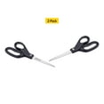 Stanley 8 Inch All-Purpose Scissor, 2 Pack, Black (SCI8ST-2PK ...