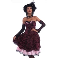 Dreamgirl Women's Saloon Gal Authentic Wild West Costume - Walmart.com