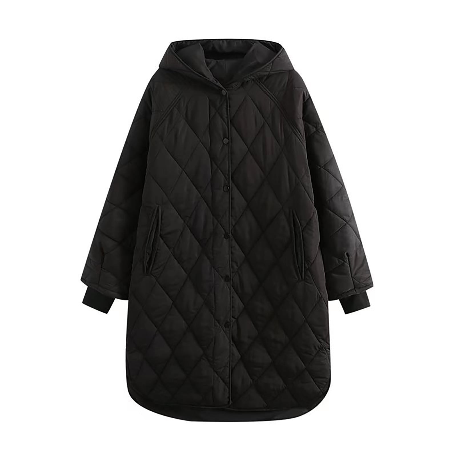 Plus Size Raincoat Women Waterproof Long Hooded Trench Coats Lined