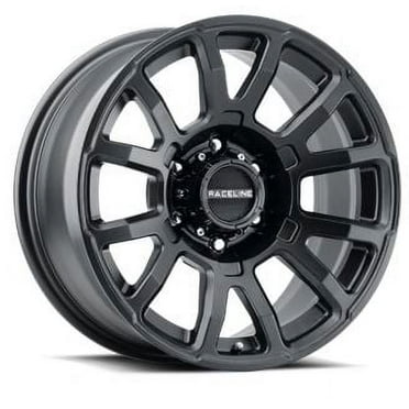 Raceline 952B-AERO HD 17" Cast Aluminum Wheel, AERO HD SATIN BLACK 17X8 ...