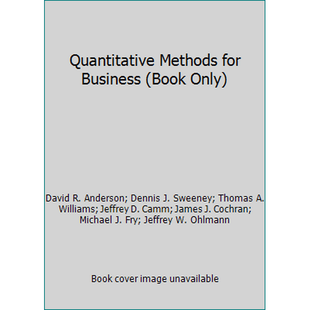 Quantitative Methods Business