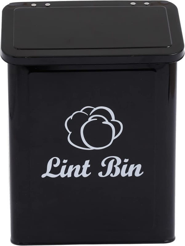 Pethiy Metal Lint Bin for Laundry Room, Magnetic Lint Bin, Wall Mounted ...