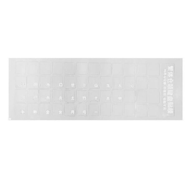 Whigetiy Transparent Keyboard Sticker Traditional Chinese Phonetic ...