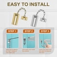 Door Chain Lock for Inside Door with Upgraded 7 Holes, Thickened Chain ...