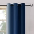 Blue And Greyish White Ombre Curtains Room Darkening Gradient Color For ...