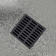 Miumaeov Outdoor Flat Water System, Cast Iron Drain Grate, 19.7 x 19.7 ...