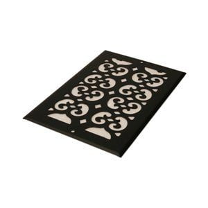 Decor Grates Scroll Steel Painted Textured Black Air Return Register ...