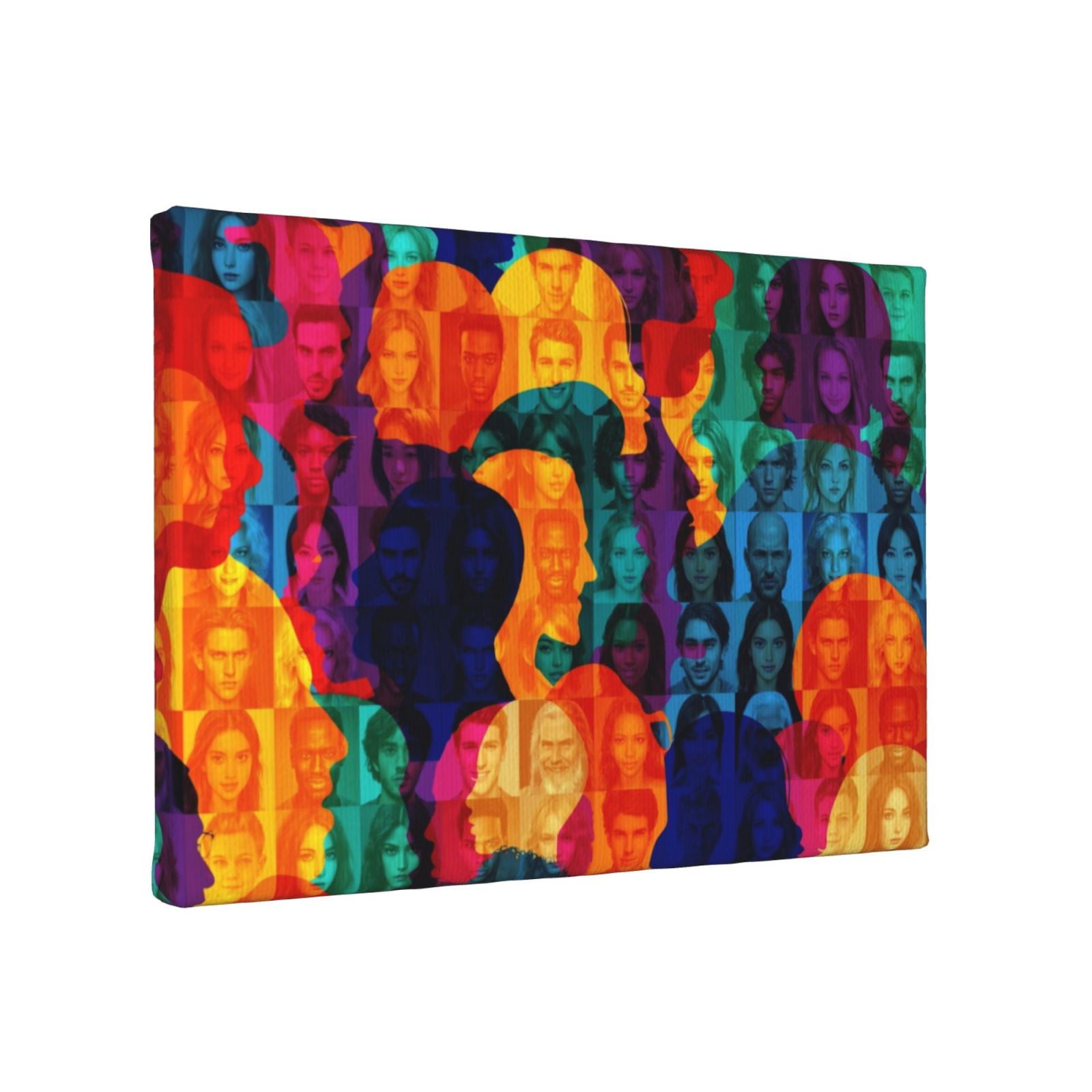 TEQUAN Diversity World Population Wall Art Canvas Prints, Modern ...