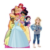 Cardboard People Princess Collage Life Size Cardboard Cutout Standup ...