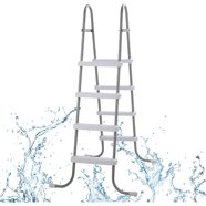 "Intex Steel Frame Above Ground Pool Ladder with Steps Platform for 42 ...