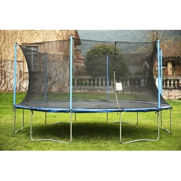Skywalker Trampolines 16' Round Trampoline with Enclosure and Wind ...