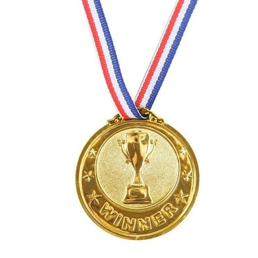 Chocolate Winner Medals, Award Medal Necklaces, Gold Metal Ribbon Candy ...