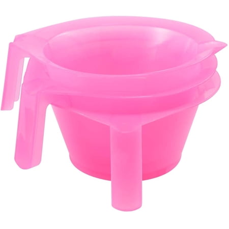 Hair Color Mixing Bowl,3pcs Plastic Hair Dye Bowl with Handle ...