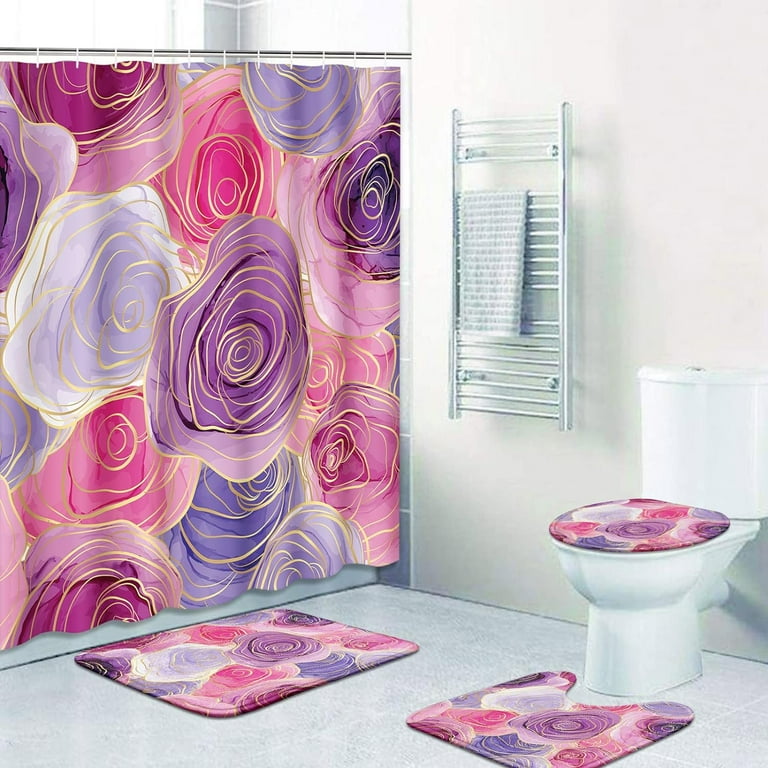 Pink Rose Bathroom Accessories Bathroom Sets ModVilla