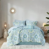 Home Essence Nepal Bed in a Bag Comforter Bedding Set, Blue, Full ...