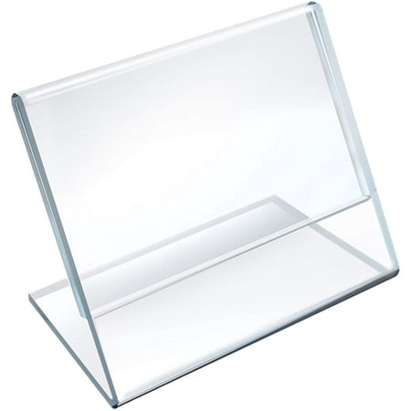 Azar Displays 112740 3-1/2-Inch by 2-1/2-Inch Horizontal Slanted L ...