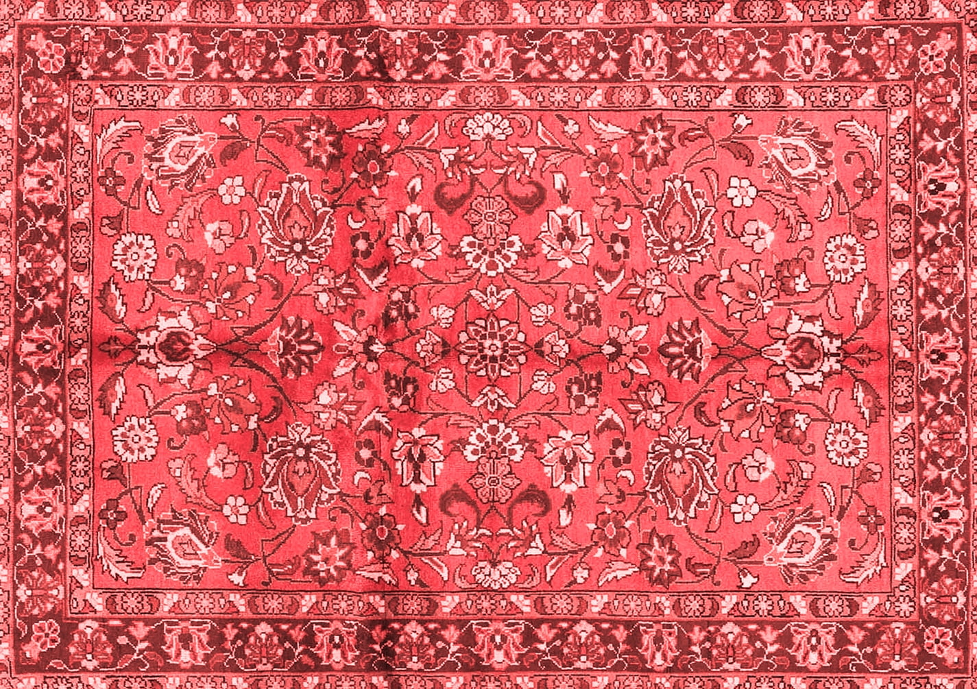 Ahgly Company Indoor Rectangle Abstract Red Contemporary Area Rugs, 8 ...