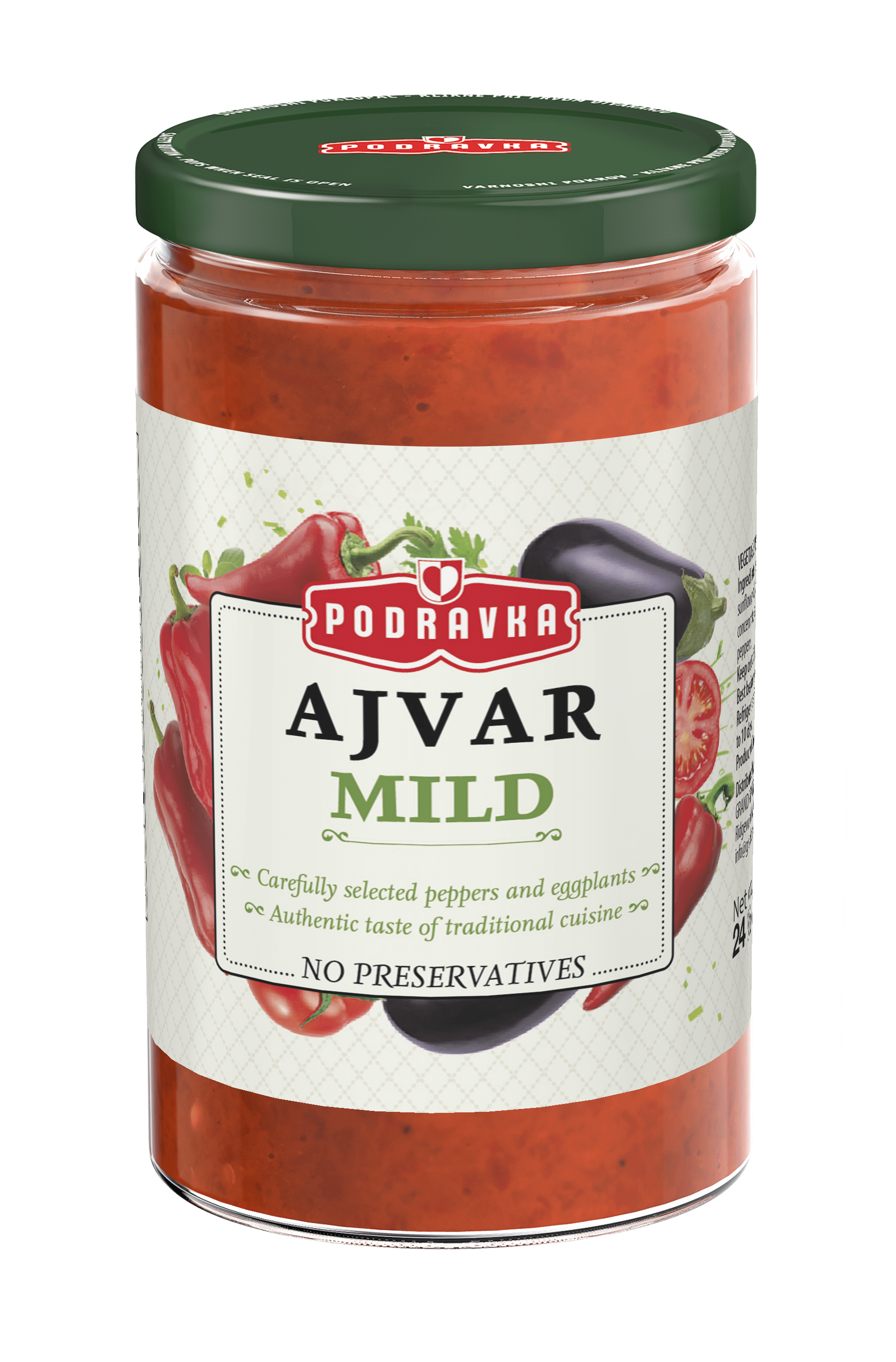 Podravka Ajvar Mild Relish 690g - Walmart.com