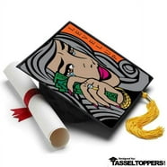 Thin Red Line Flag Graduation Cap Decoration Tassel Topper - Perfect ...