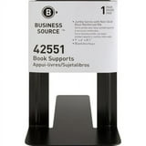 Business Source Heavy-gauge Steel Book Supports, 1 Pair - Walmart.com