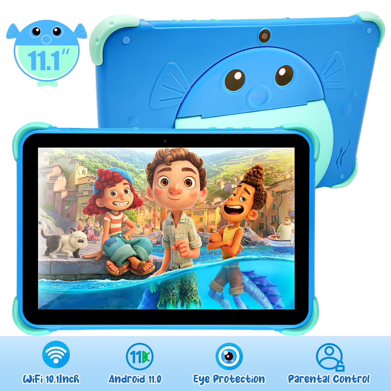 Ifanze 10.1 inch Kids Tablet, 32GB Storage WiFi Android 10 Tablet for ...