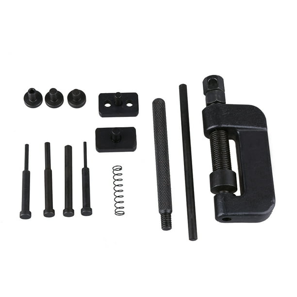 13-Piece Chain Breaker Rivet Tool Repair Kit, Motorcycle Chain ...