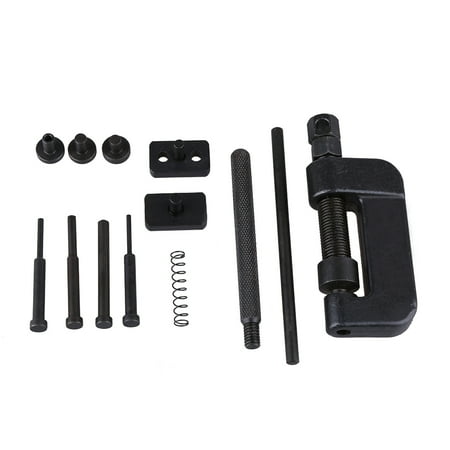 13-Piece Chain Breaker Rivet Tool Repair Kit, Motorcycle Chain ...