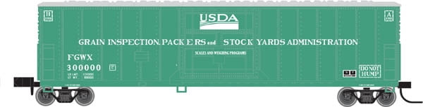 Atlas 30069 N Scale USDA 50' FGE Boxcar #300000 - Walmart.com