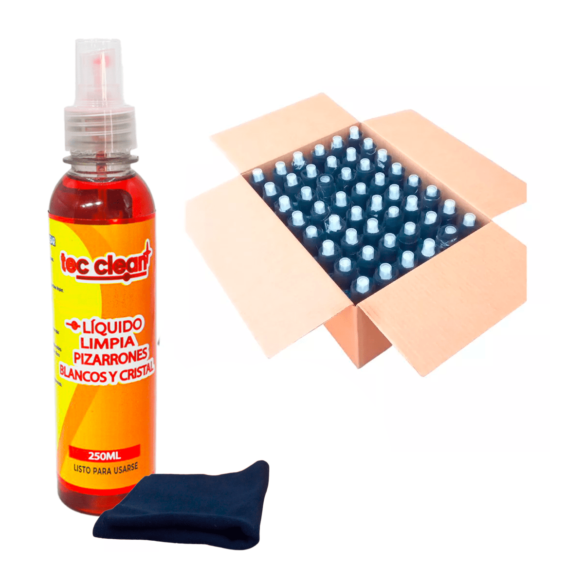 Liquido Limpia Pizarron Tec Clean 250ML 48piezas | Bodega Aurrera en línea