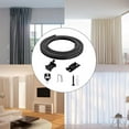 BQBQERT Multipurpose 5 Meter Ceiling Curtain Track Rails Kits with ...