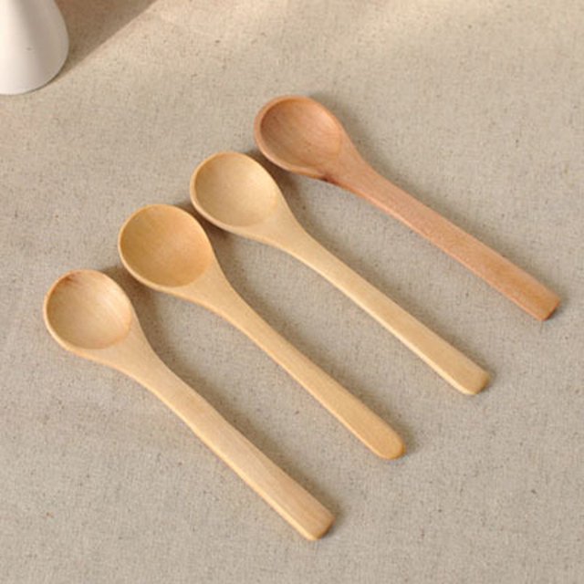 spoons,6 Piece Set Bamboo Utensil Kitchen Wooden Cooking Tools Spoon ...