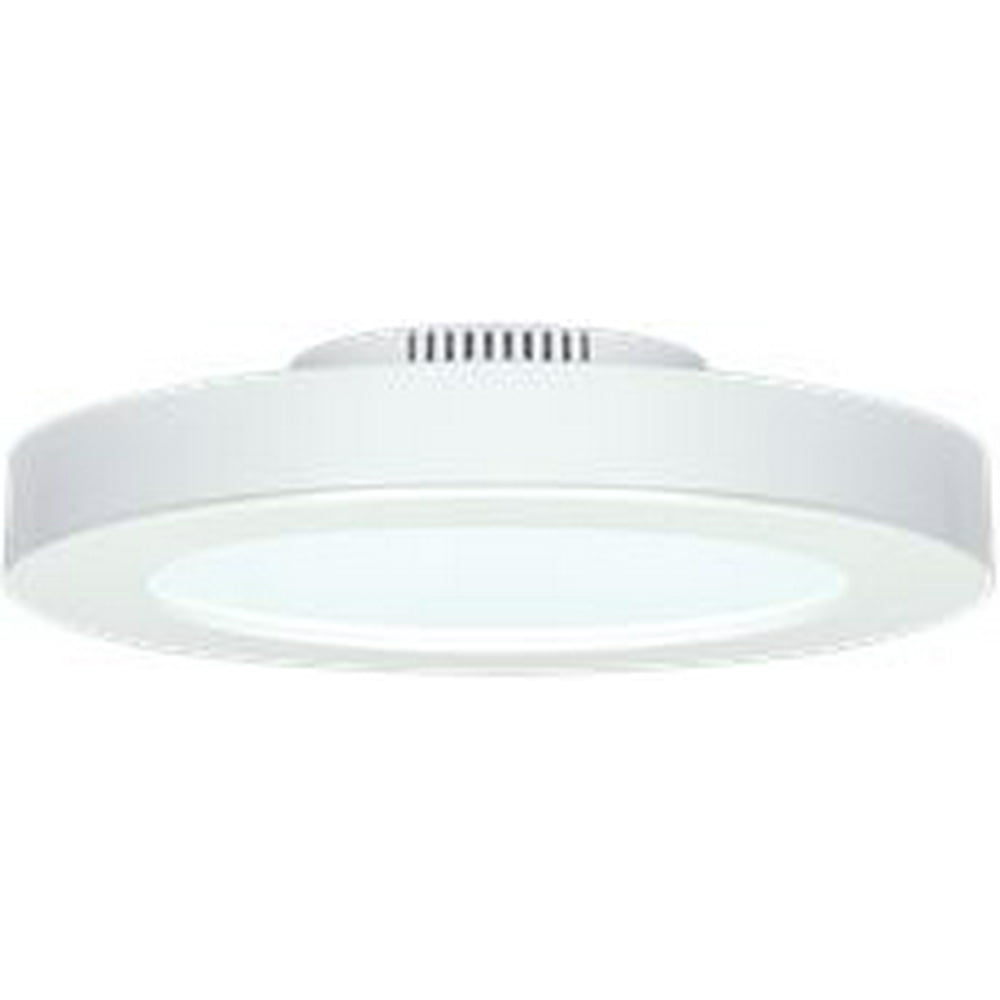 Satco Led Flush Mount Ceiling Fixture, White, 7 In., Uses (1) 13.5 ...