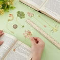 5Pcs 5 Styles Chinese Style Brass Bookmarks Golden Mixed Shapes 142 ...