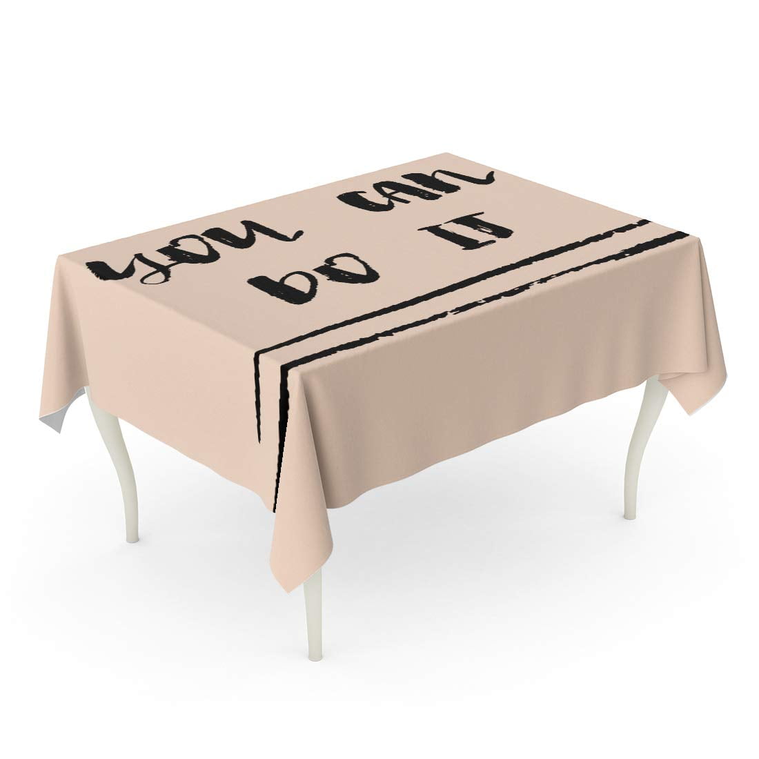 SIDONKU Pink Big You Can Do It Quote with Modern Brushed Lettering ...